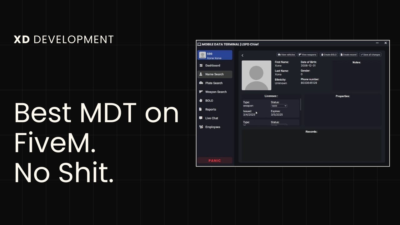 The Ultimate QBCore MDT and Dispatch System for Enhanced Roleplay